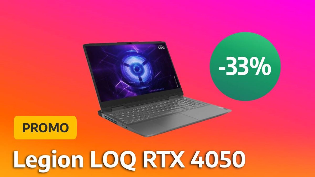 PC portable gamer : l'excellent Lenovo Legion LOQ avec une RTX 4050 baisse son prix - jeuxvideo.com
