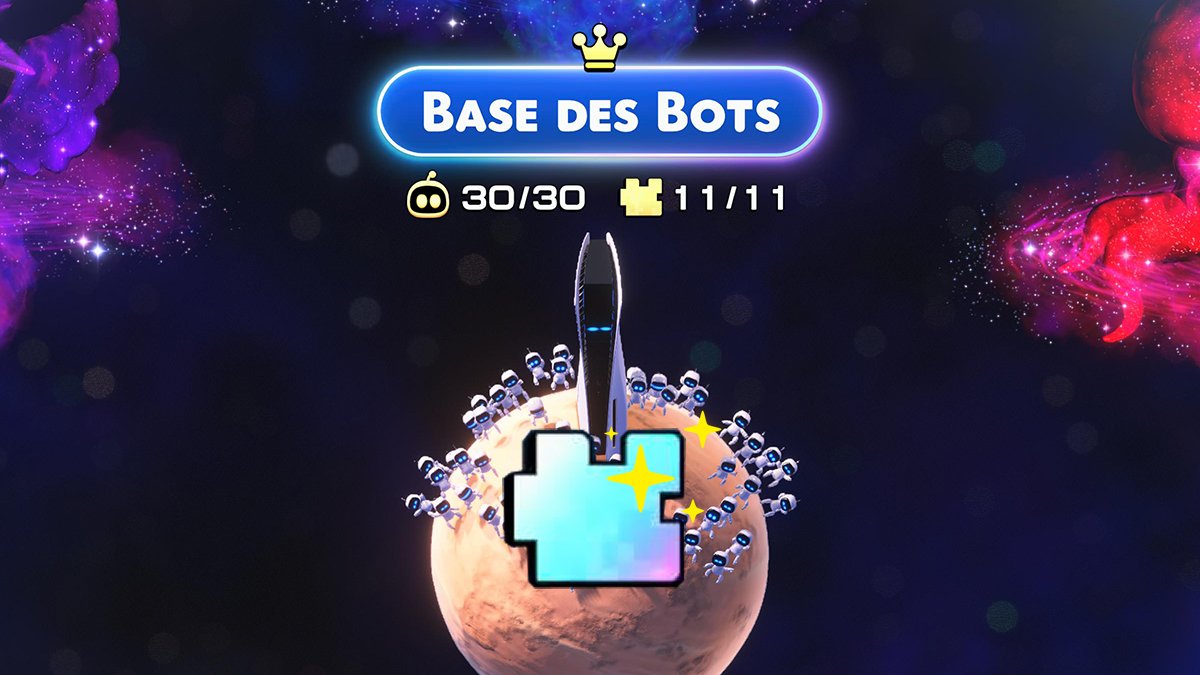 Pièces de puzzle Base des Bots Astro Bot : où trouver toutes les Pièces ...
