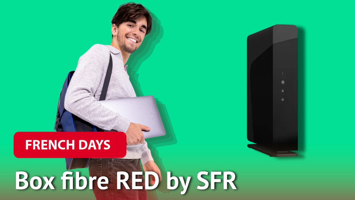 RED by SFR : l'offre fibre sans engagement box 7 est à prix canon ...