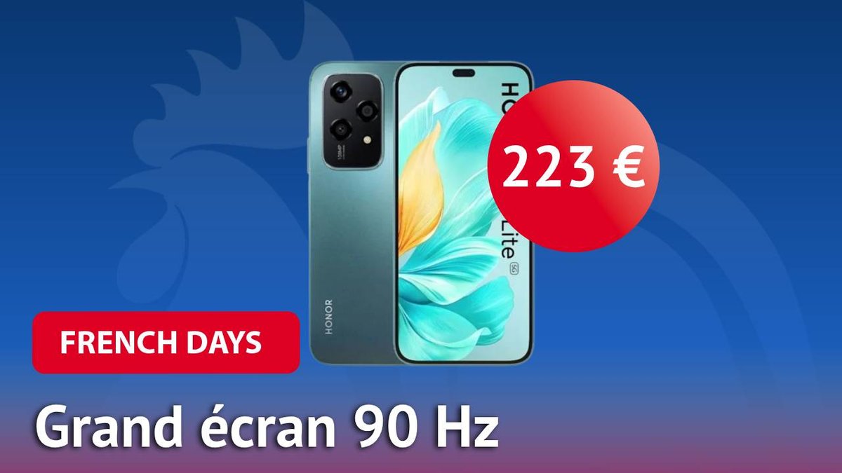 French Days : avec cette promo, le Honor 200 Lite est l'un des smartphones pas cher les plus ...