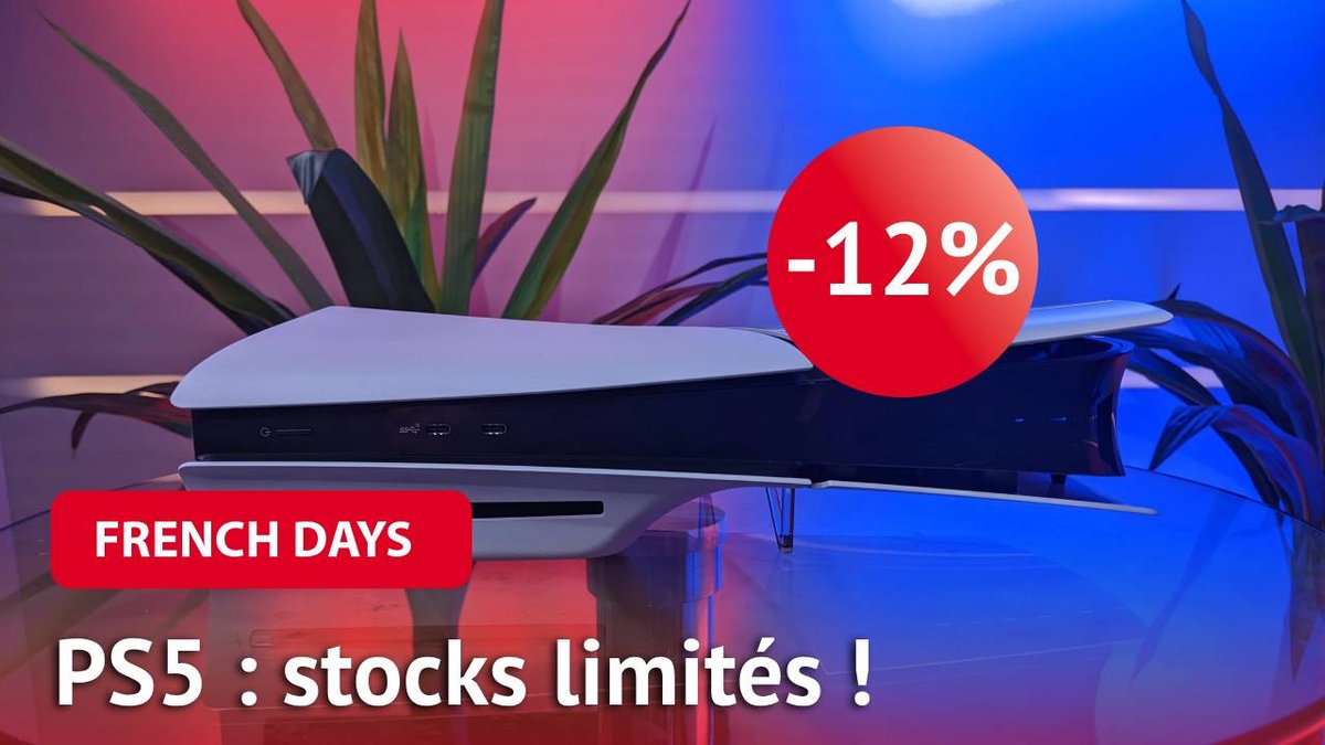 PS5 : c'est le moment idéal pour l'acheter ! 399€ grâce aux French Days - jeuxvideo.com
