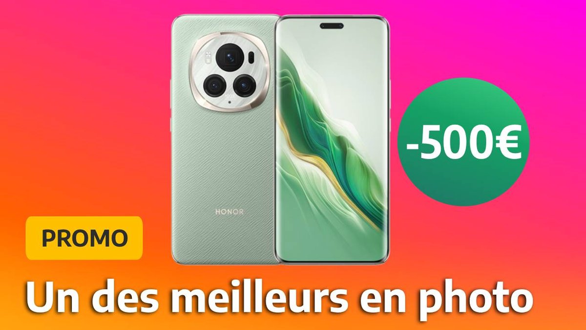 Avec 500€ de promo à cumuler, le Honor Magic6 Pro devient clairement l'un des smartphones haut ...