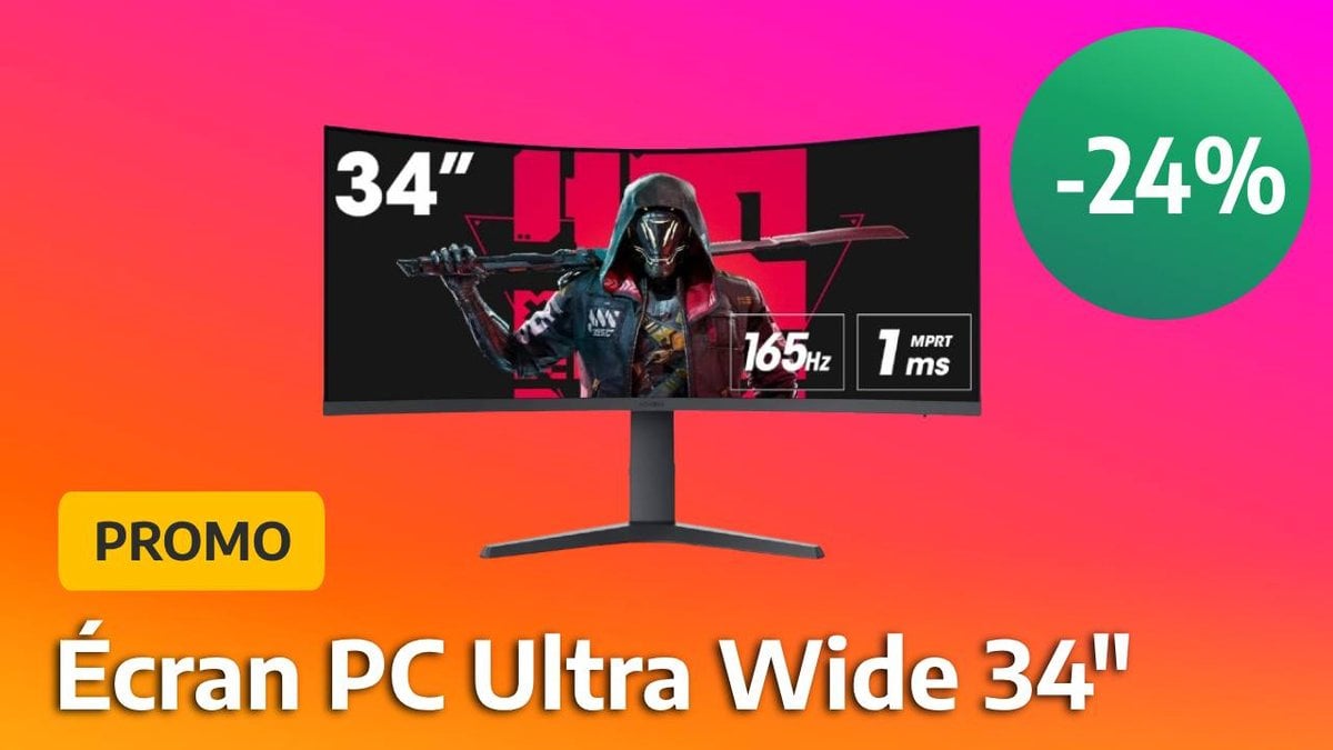 Promo écran PC : fait pour le gaming, cet écran ultra wide de 34 pouces ...
