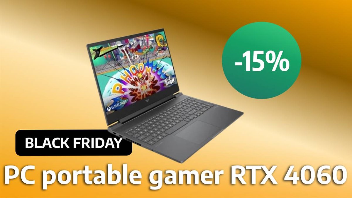Enfin un PC portable gamer pas cher ! Le très fin HP Victus subit les conséquences du Black ...