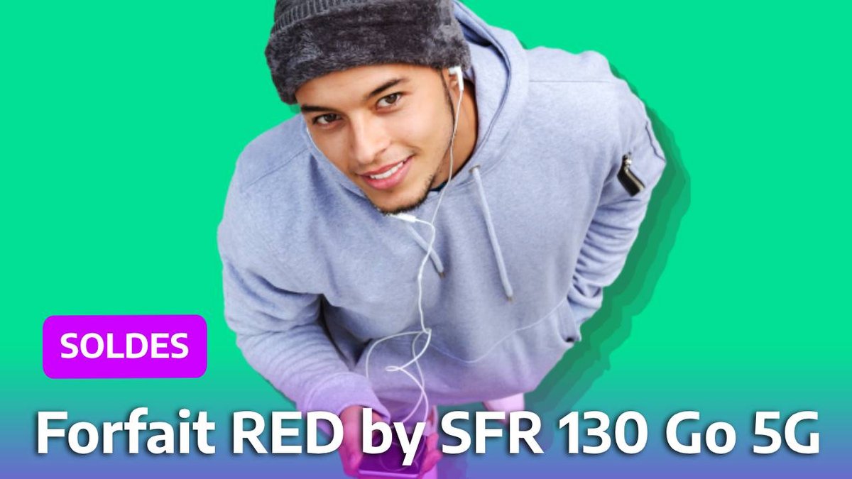 Soldes d'hiver : pour la nouvelle année, RED by SFR dégaine un forfait avec 130 Go de data à un ...