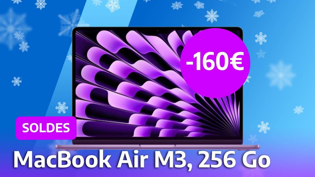 Soldes : le MacBook Air doté de la puissante puce M3 se retrouve dans ...