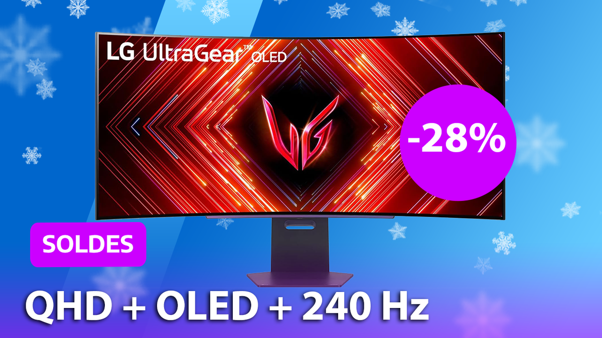 Soldes LG : l'écran PC OLED 45 pouces QHD est à -28%, un prix canon ...