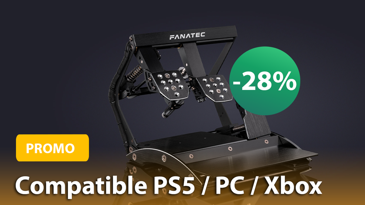 Promo Fanatec : pour une fois le prix des pédaliers PC et PS5 parfaits ...