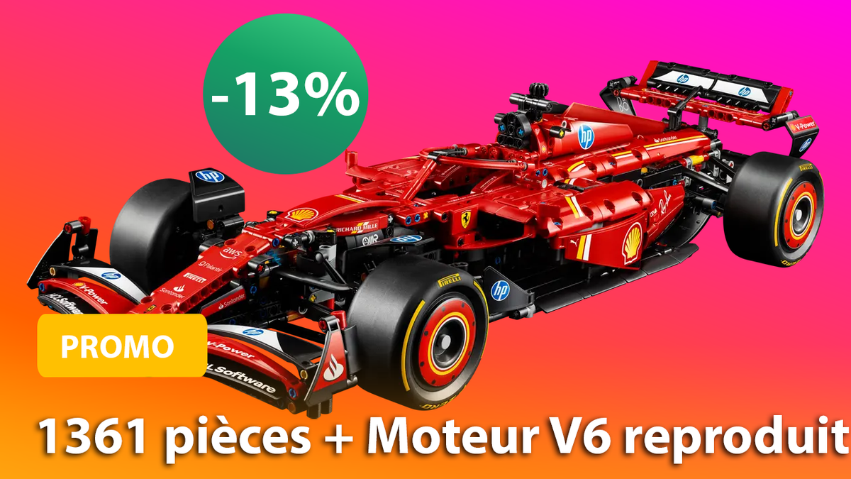 Promo LEGO : ce set F1 avec une Ferrari de 1361 pièces est ultra-fidèle ...