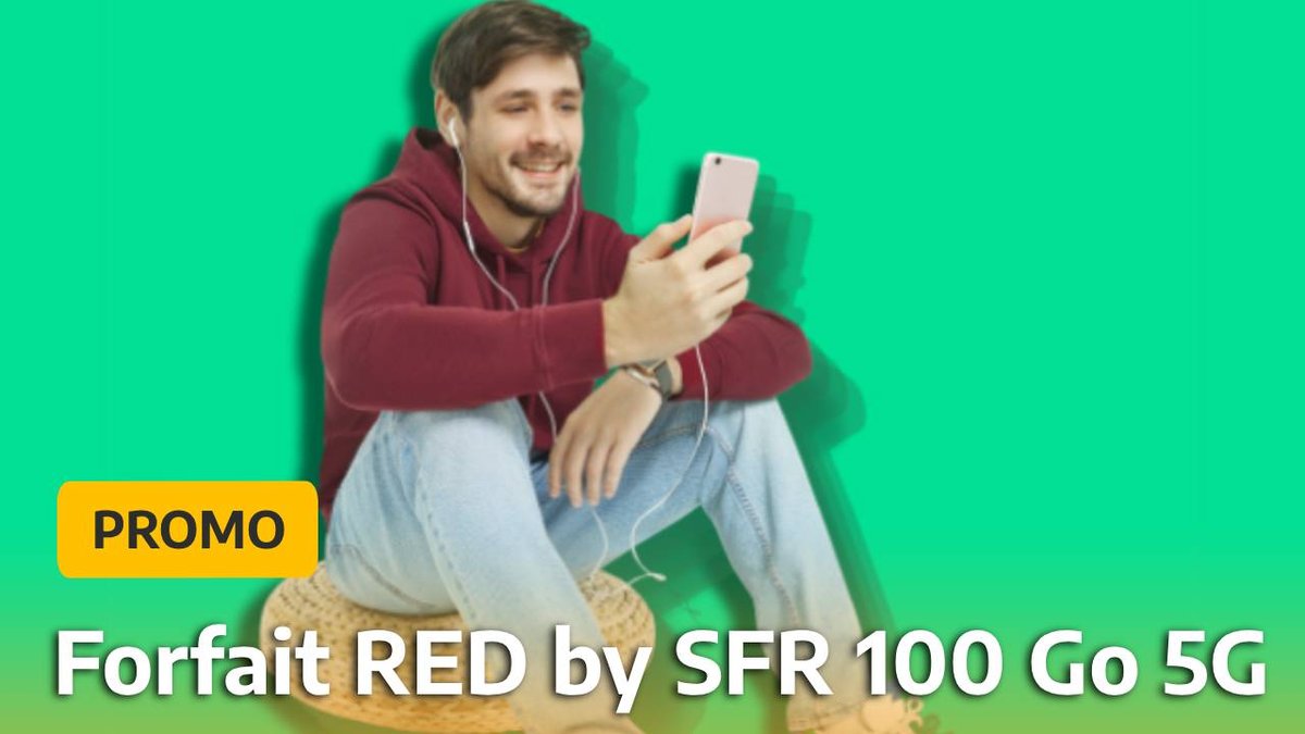 RED by SFR baisse le prix de son forfait incluant 100 Go de data et vous offre toujours la 5G ...