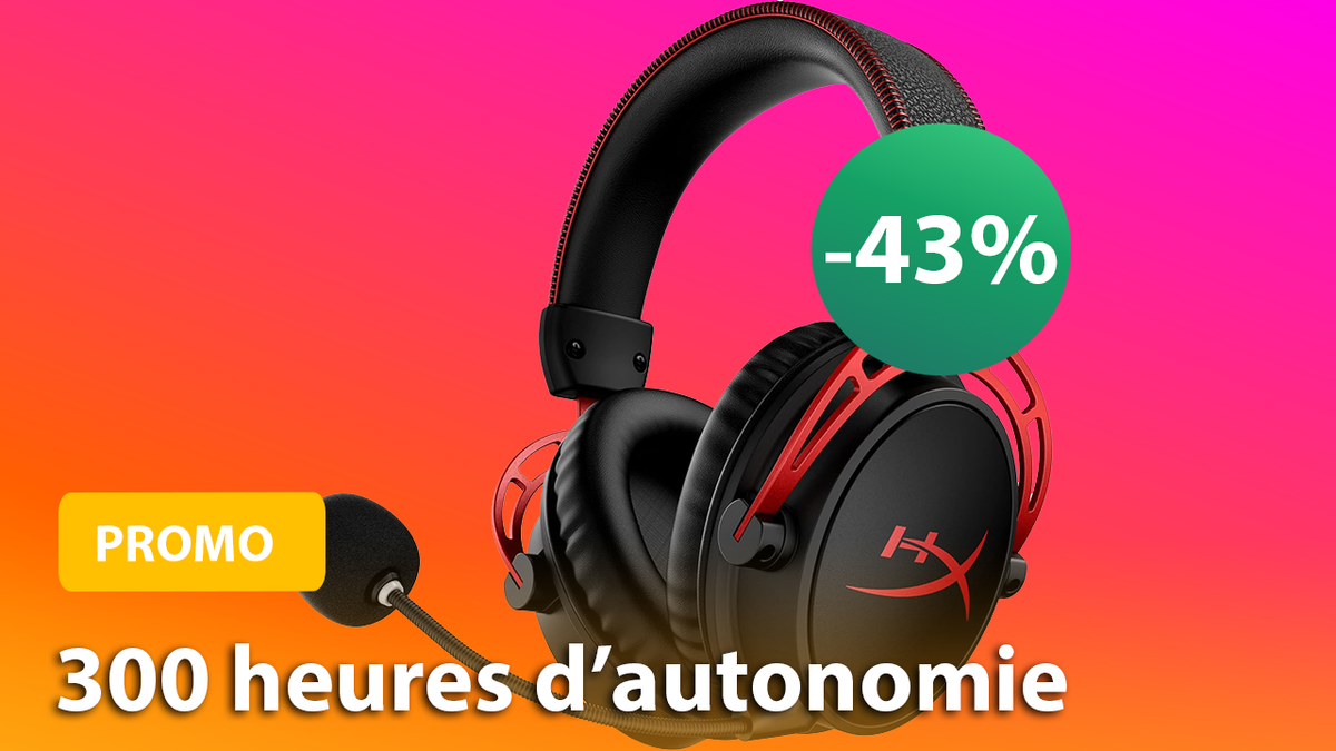 Promo casque gamer : -43% sur casque sans fil HyperX Cloud Alpha qui ...