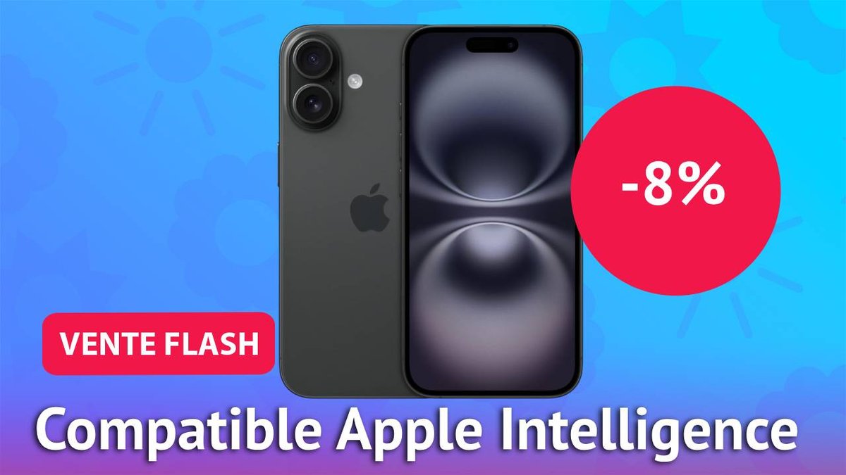 L'iPhone 16 profite des ventes flash Amazon pour s'afficher à prix ...
