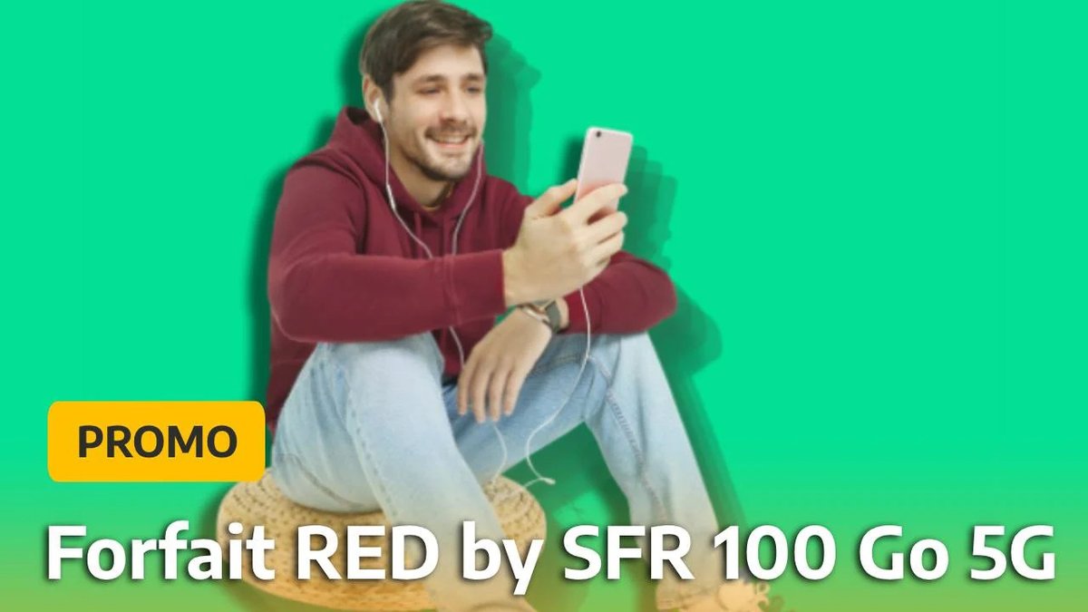 RED by SFR : le forfait mobile avec 100 Go de data et la 5G offerte est à son meilleur prix ...