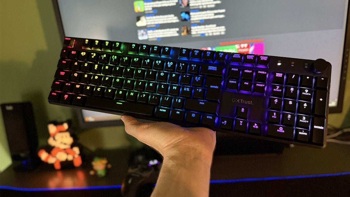 Test Trust GXT 868 Torix : le clavier gamer sans fil RGB à moins de 90 ...