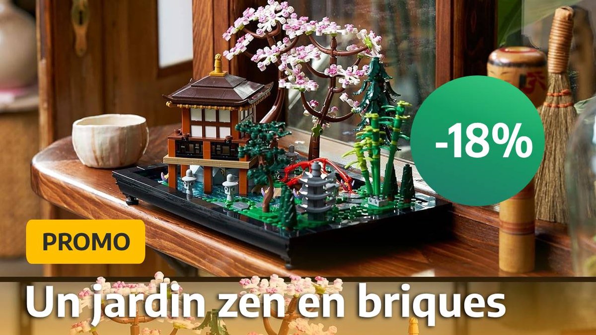 Ultra zen et parmi les meilleurs LEGO pour adultes, le set Le Jardin ...