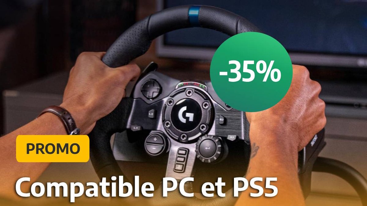 Promo simracing : ce volant Logitech G G923 compatible PC / PS5 arrive ...