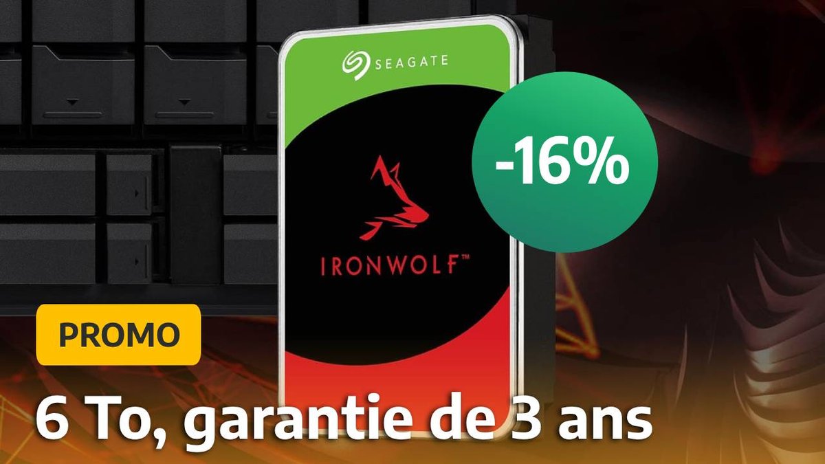 Offre flash : Amazon détruit le prix de ce disque dur de 6 To pendant une durée limitée ...