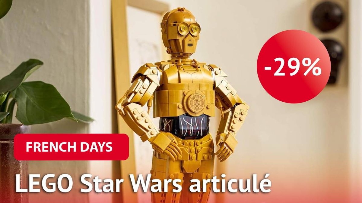Le légendaire C-3PO en LEGO est en promotion pour la fin des French ...