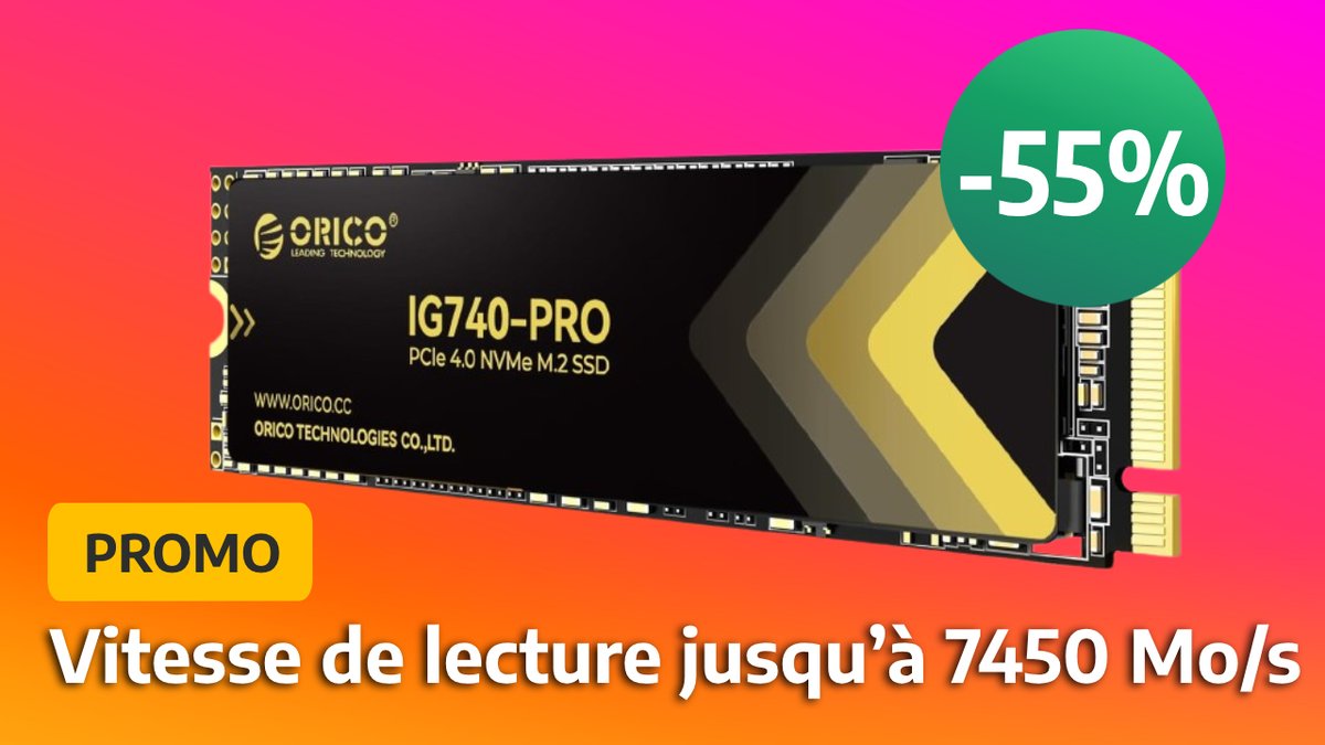 SSD en promo : avec cette case discrète, ce SSD de 2To est à -20% ...