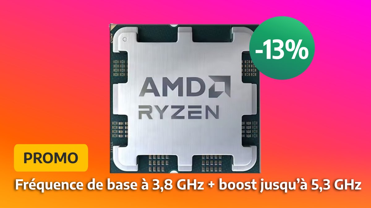 Le CPU AMD Ryzen 7 7700 est à 168€ grâce à cette promotion - jeuxvideo.com