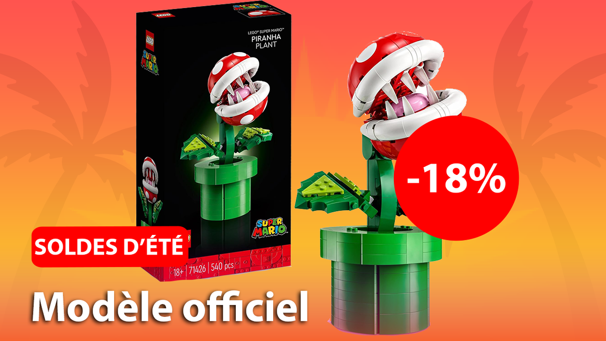 Soldes LEGO : -18% sur la Plante Piranha de la collection Super Mario ...
