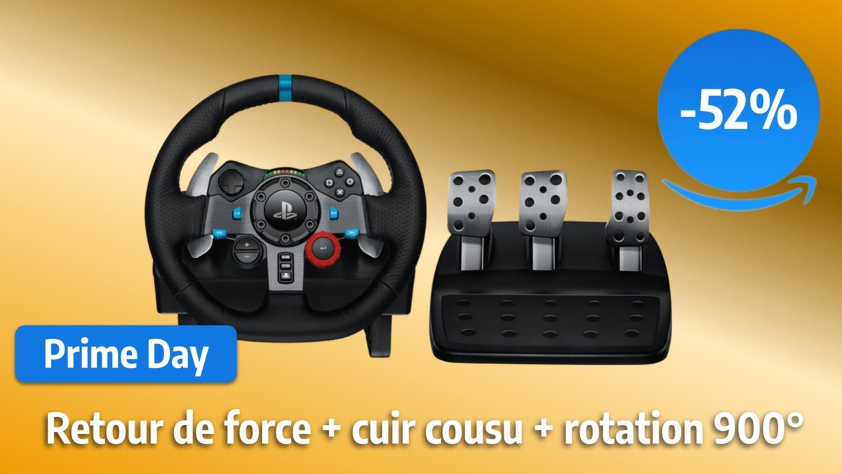 Prime Day : -52% sur le volant Logitech G29 avec ses pédales ...