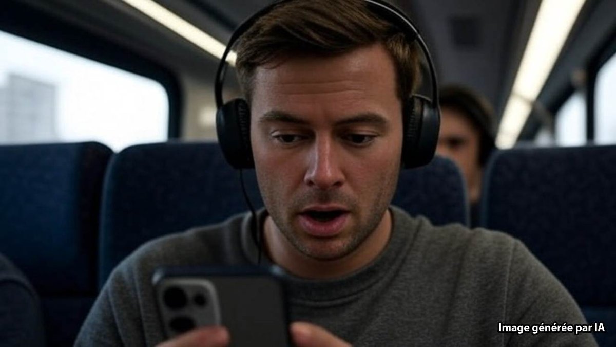 En regardant une vidéo YouTube dans le train, cet homme ne s'attendait ...