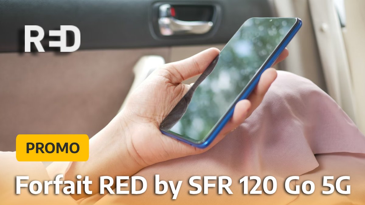 Forfait mobile pas cher : RED by SFR vous offre la 5G sur son offre 120 Go - jeuxvideo.com