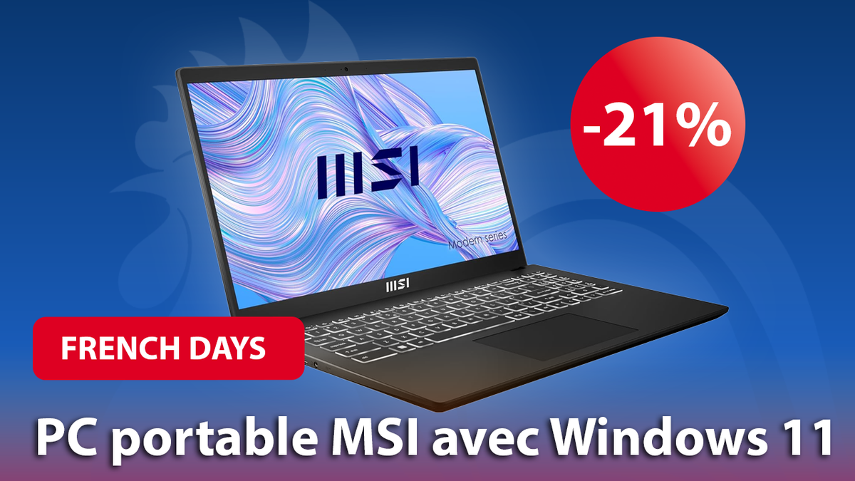 À -21%, ce PC portable MSI est la meilleure offre des French Days - jeuxvideo.com