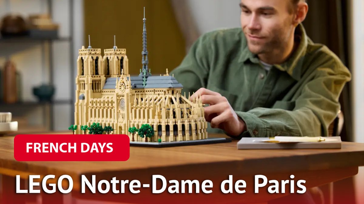 Promo LEGO : à l'occasion des French Days, le set à l'effigie de Notre ...