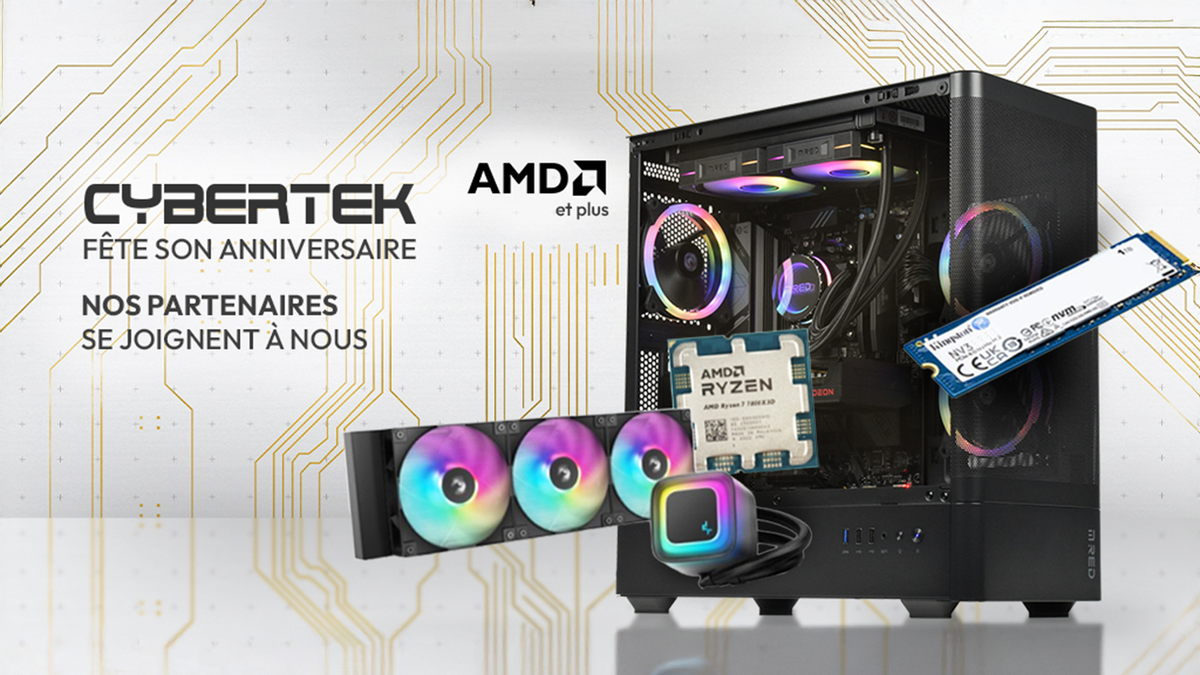 Cybertek fête ses 29 ans avec AMD : un PC gamer BLACKBIRD pour jouer ...