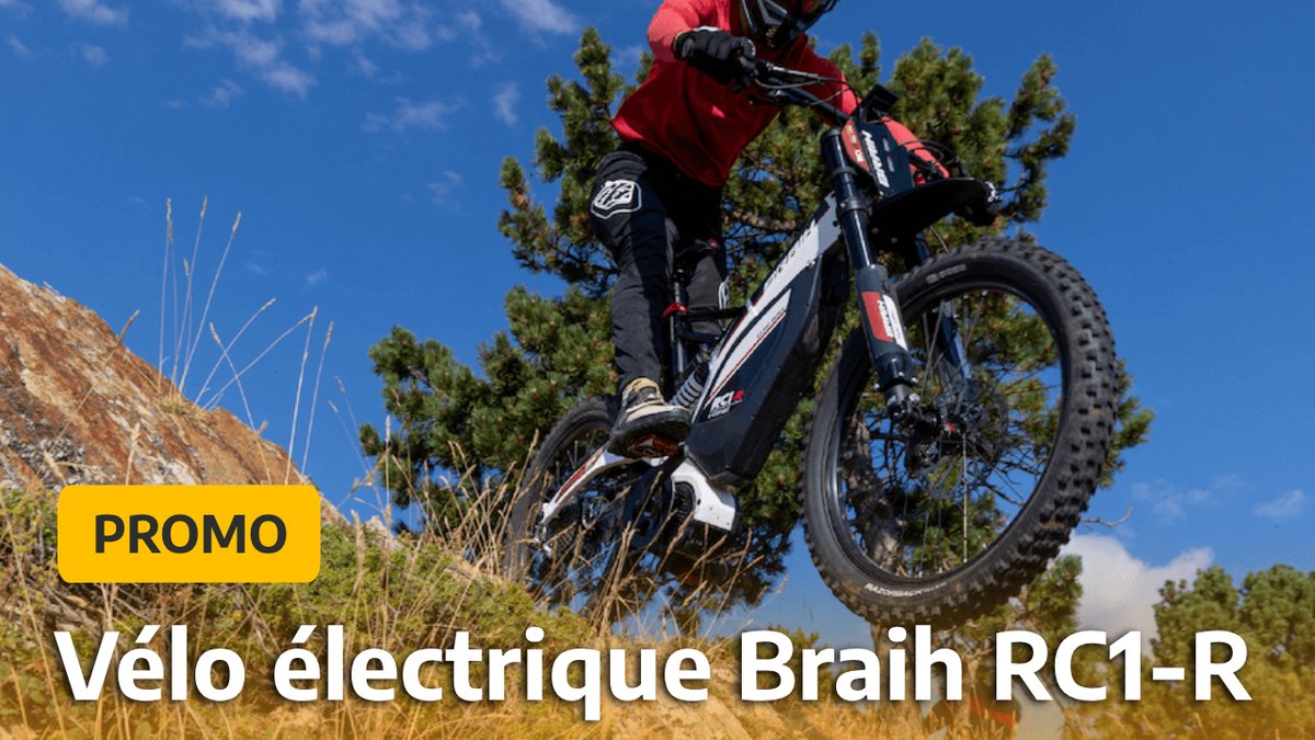 Plus près de la motocros que du VTT électrique, ce modèle est en ...