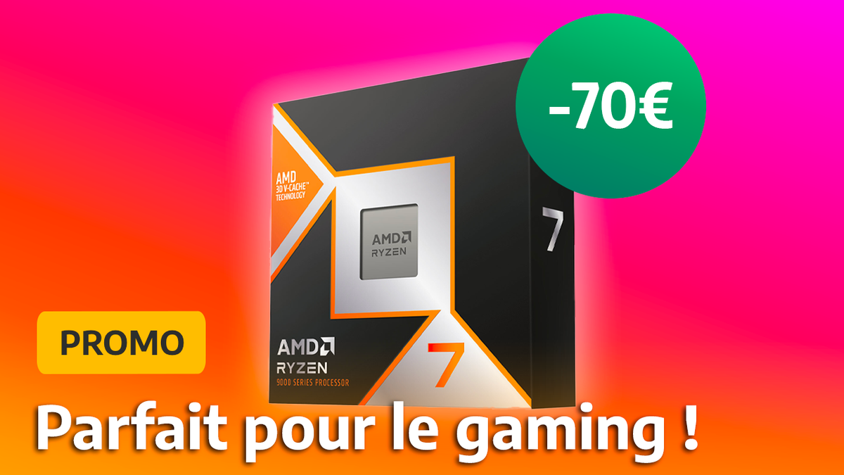 Promo AMD Ryzen 7 9800X3D : meilleur processeur pour le gaming, il perd ...