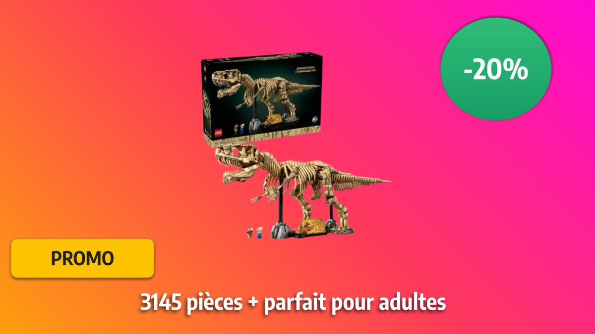 Le T-Rex LEGO est enfin de retour en stock et à prix cassé ...