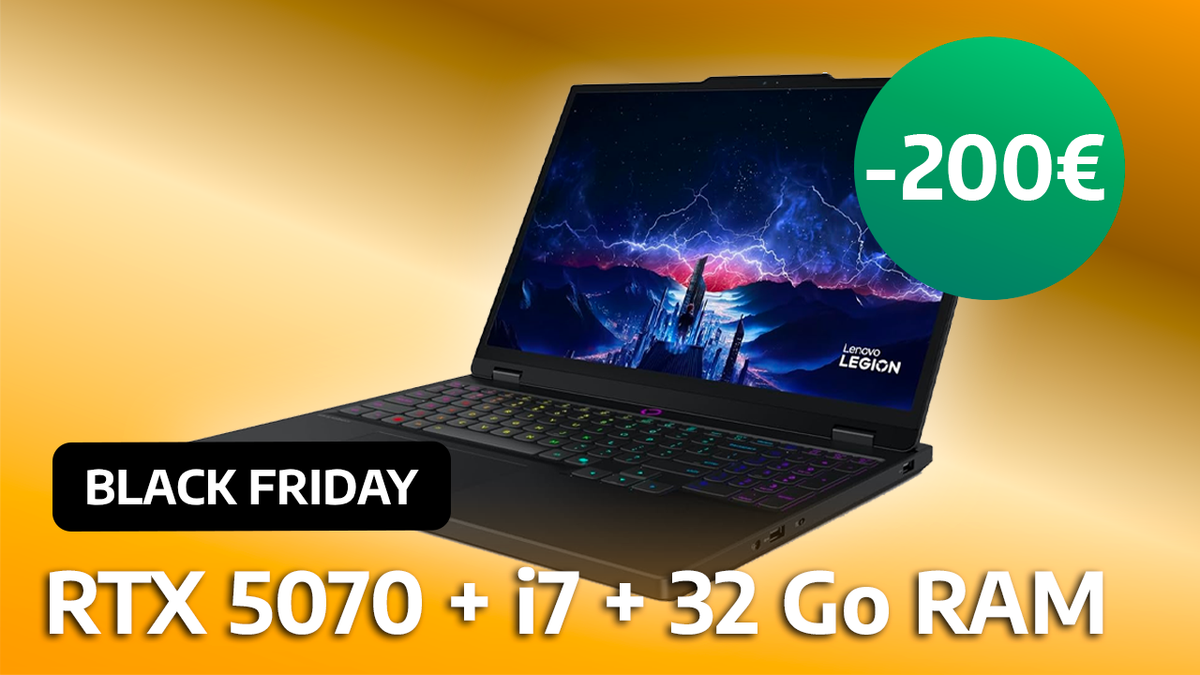 Ce PC portable gamer avec RTX 5070, écran OLED et Windows 11 n'attend ...