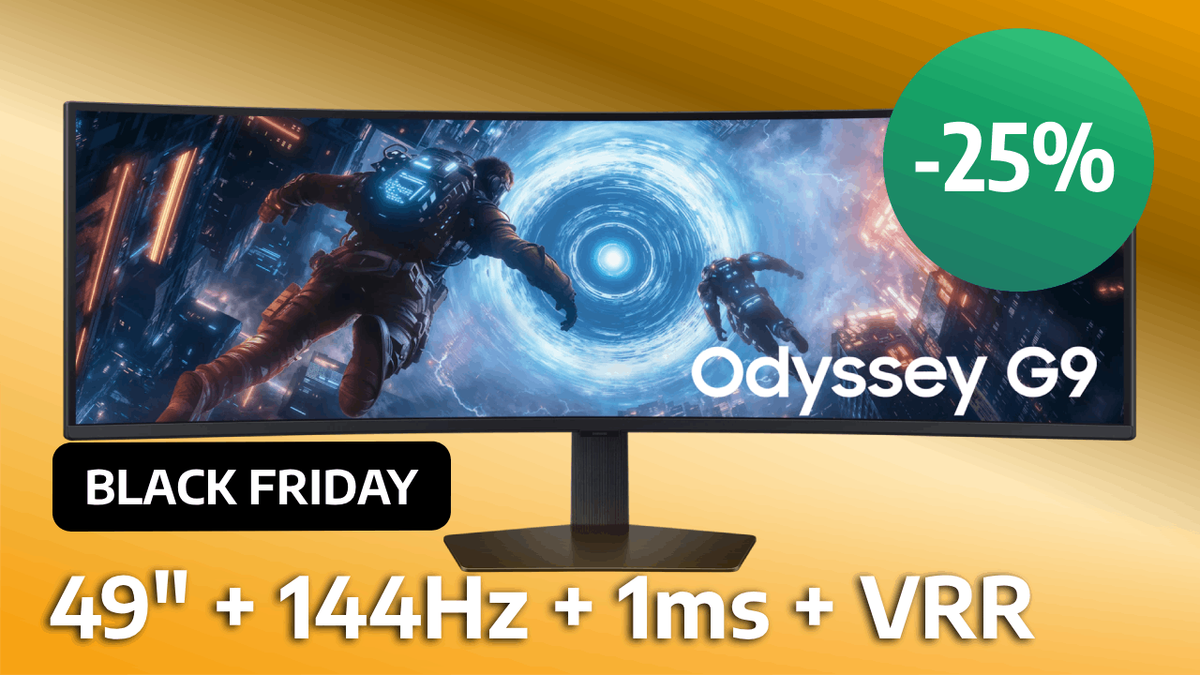 Pour le Black Friday, le gigantesque écran PC gamer Samsung Odyssey G9 ...