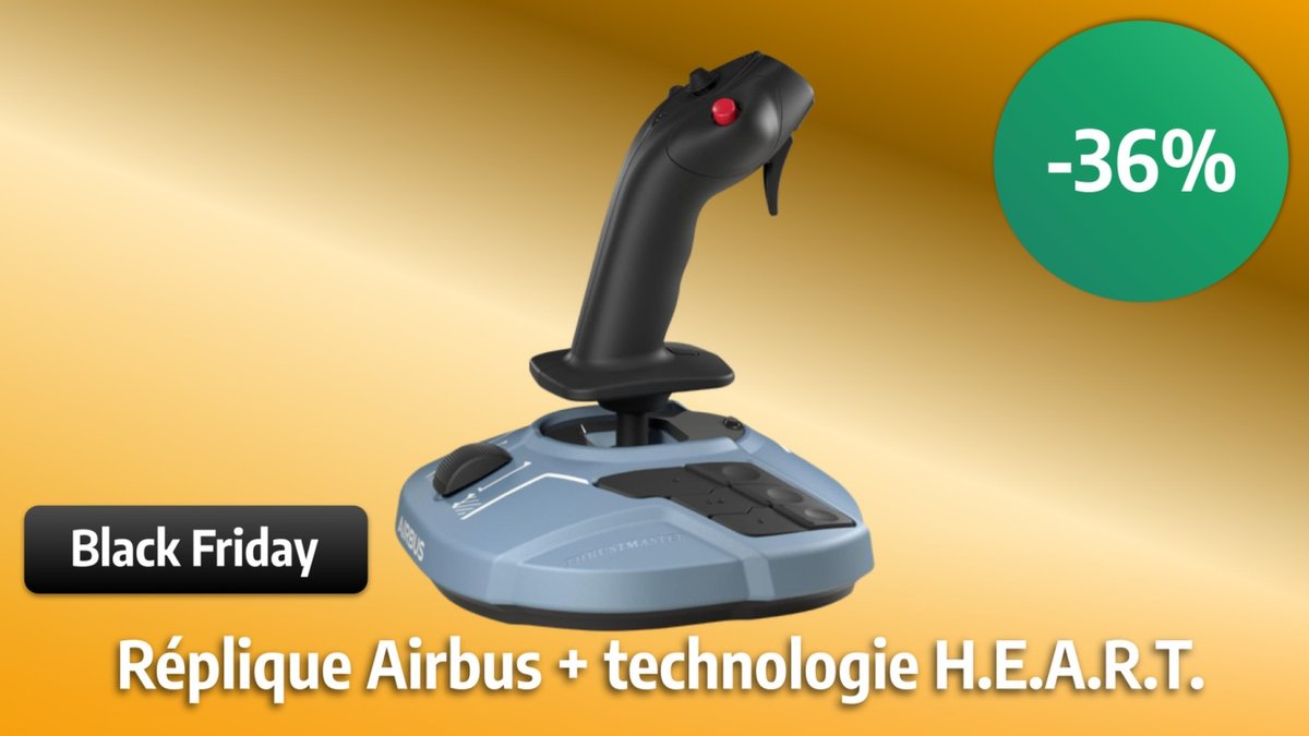 Black Friday : Thrustmaster brade son joystick et manette des gaz ...