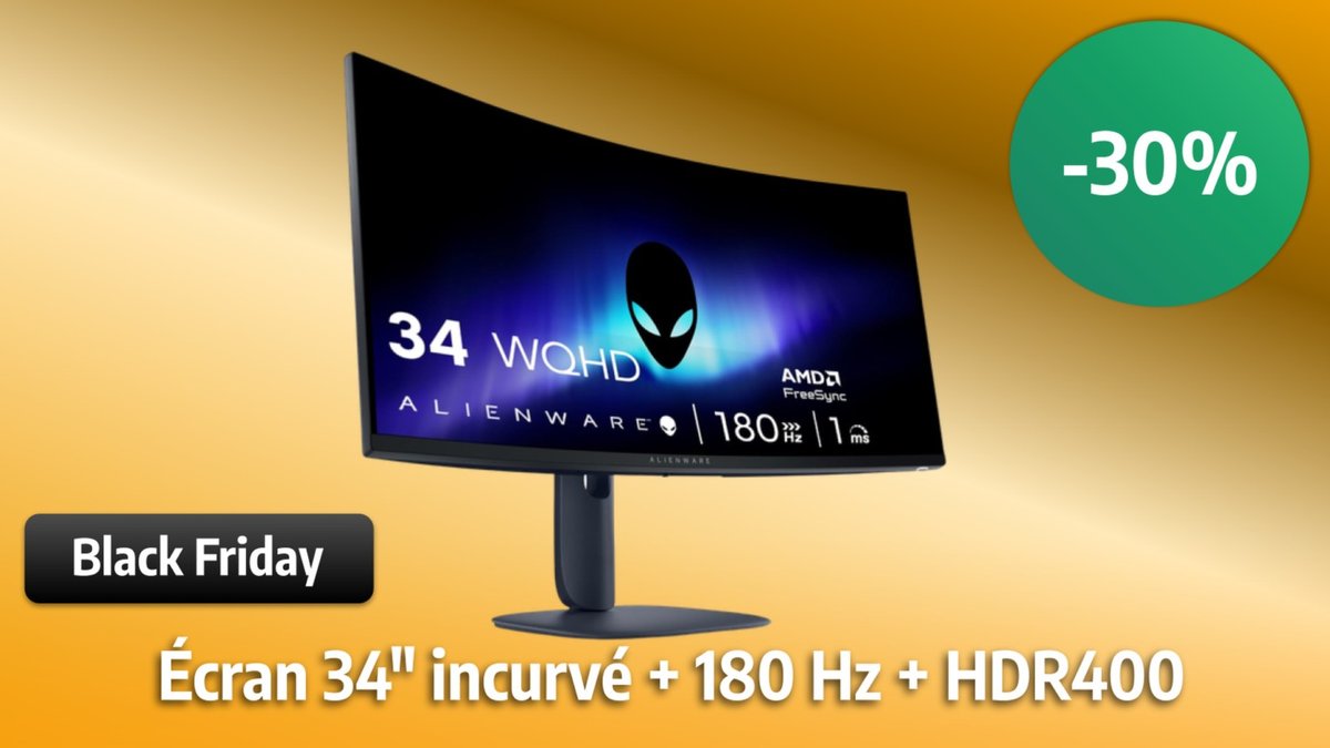 Black Friday : cet écran PC ultra-large Alienware est à -30% ! Et il ...
