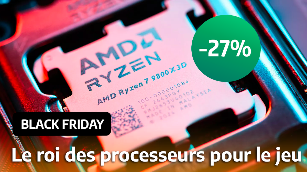 Black Friday AMD : le Ryzen 7 9800X3D est en promo à -26% ! C'est la ...