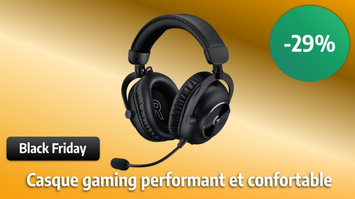 Pour le Black Friday, le casque gaming de référence Logitech G PRO X 2 ...