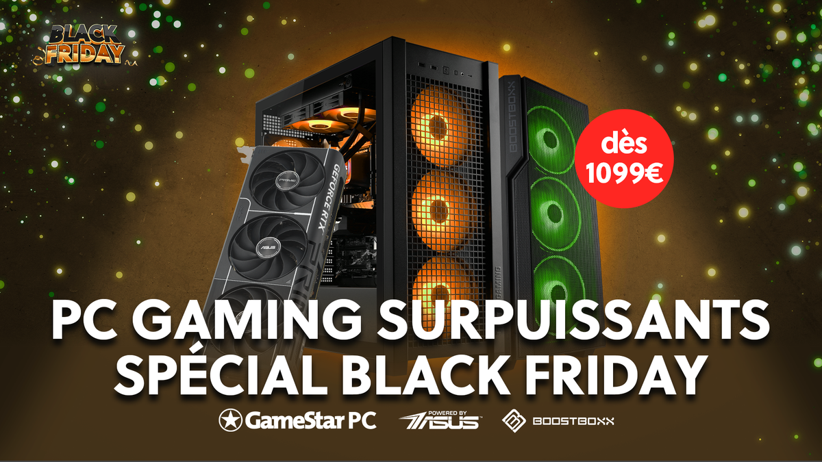 Pour moins de 1 100€, vous profitez d'une puissance gaming maximale pour le Black Friday : ces ...