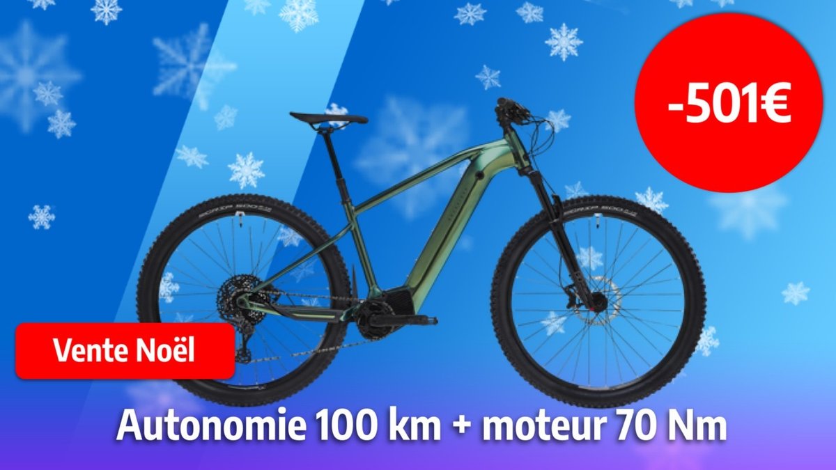 Vous ne rêvez pas ! Le prix de ce VTT électrique chute de plus de 500 ...