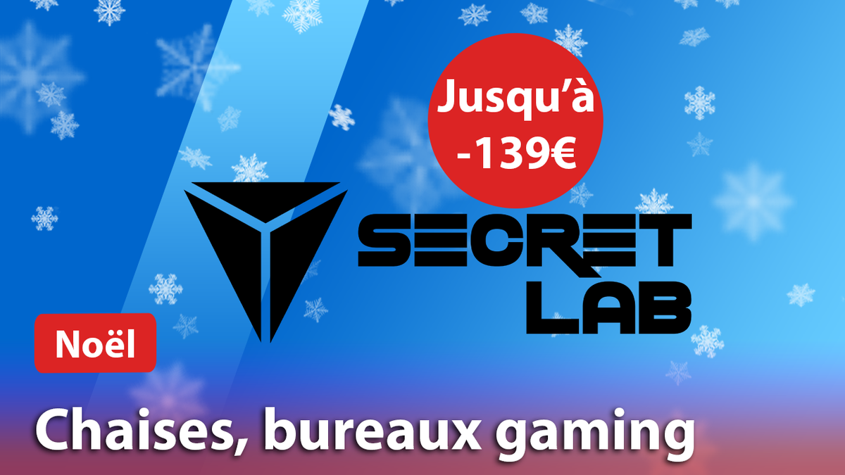 Secretlab cale des réductions de fou sur les chaises gaming et les bureaux assis-debout, voici ...