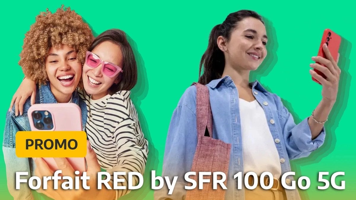 RED by SFR vous offre la 5G sur son forfait avec 100 Go de data à moins ...
