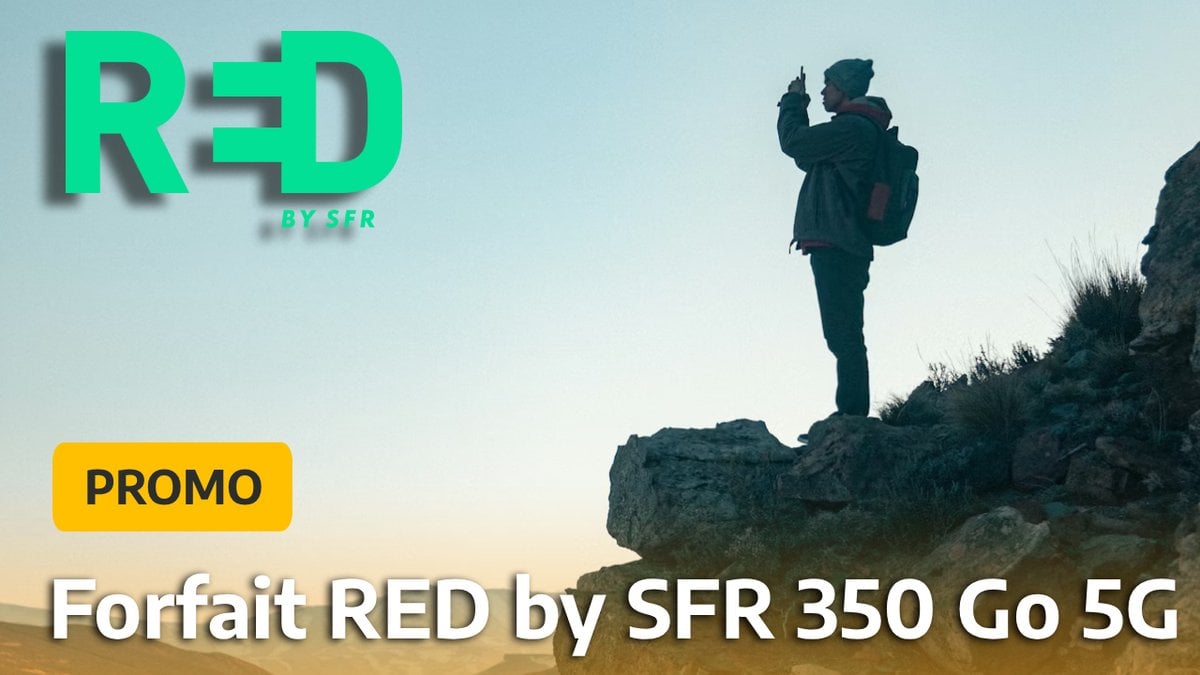 RED by SFR : le forfait spécial voyage 350 Go avec la 5G offerte est à un super prix - jeuxvideo.com