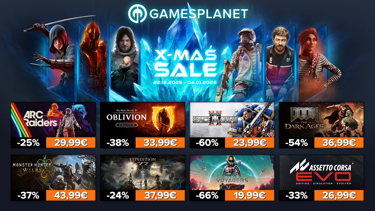 Gamesplanet célèbre Noël avec ses Xmas Sale - jeuxvideo.com