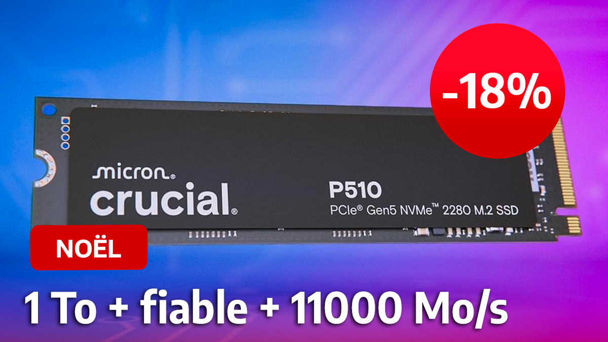 Un SSD moins cher ? C'est le cas du Crucial P510 : performant, fiable ...