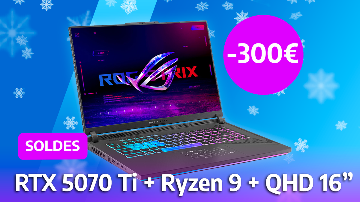 Soldes d'hiver : -300€ sur ce PC portable gamer ASUS ROG équipé d'une ...