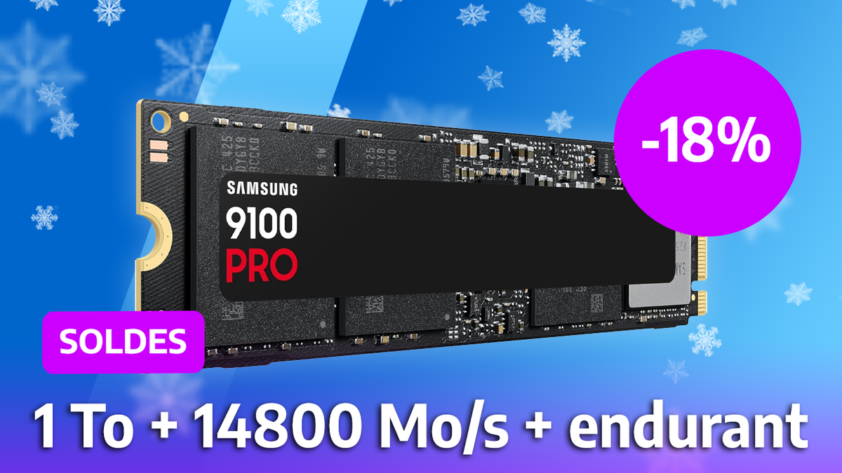 Soldes d'hiver SSD : -18% sur le puissant et endurant Samsung 9100 Pro ...