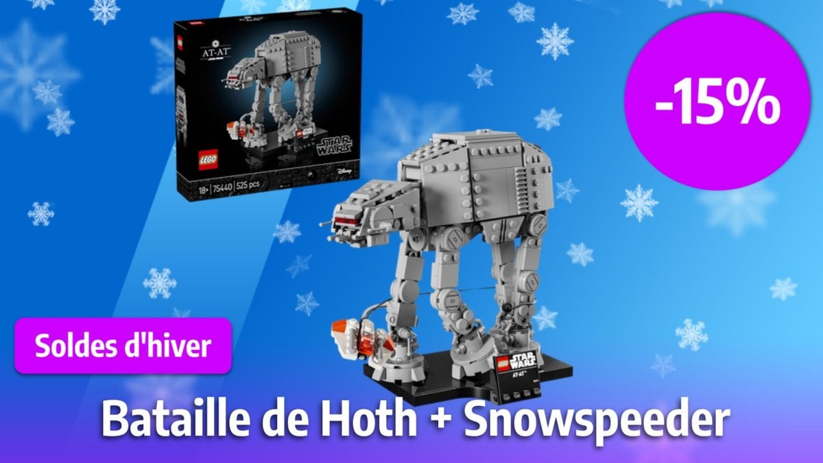 -15% sur le nouveau LEGO AT-AT qui vient tout juste de sortir, c'est l ...